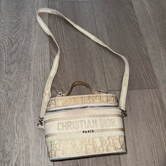 Dior | Bags | Dior Cream And Tan Crossbody Bag | Poshmark
